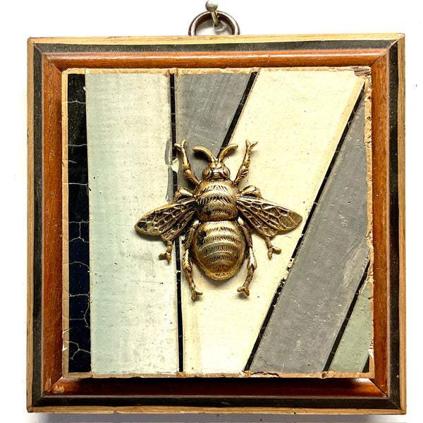 Wooden Frame with Grande Bee on Coromandel (4" wide) – Museum Bees