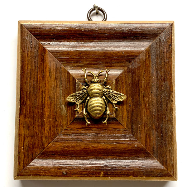 Wooden Frame with Grande Bee (4.25" wide) – Museum Bees
