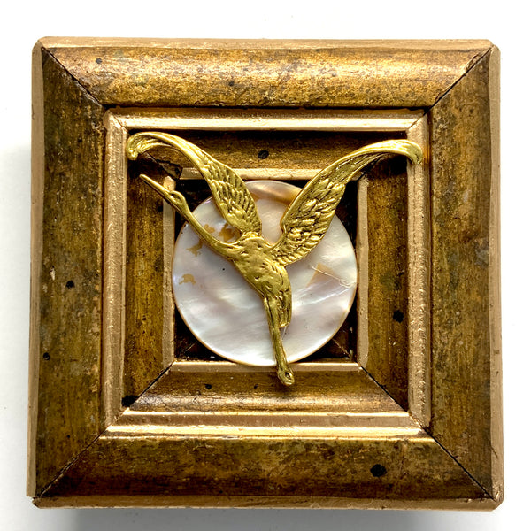 Gilt Frame with Crane (3.25" wide) – Museum Bees