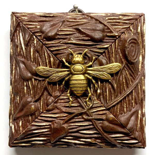 Painted Frame with Italian Bee (3.75" wide) – Museum Bees