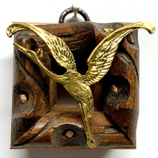 Wooden Frame with Crane (2" wide) – Museum Bees