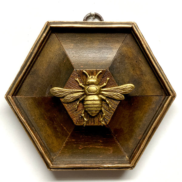 Wooden Frame with Italian Bee (4.5" wide) – Museum Bees