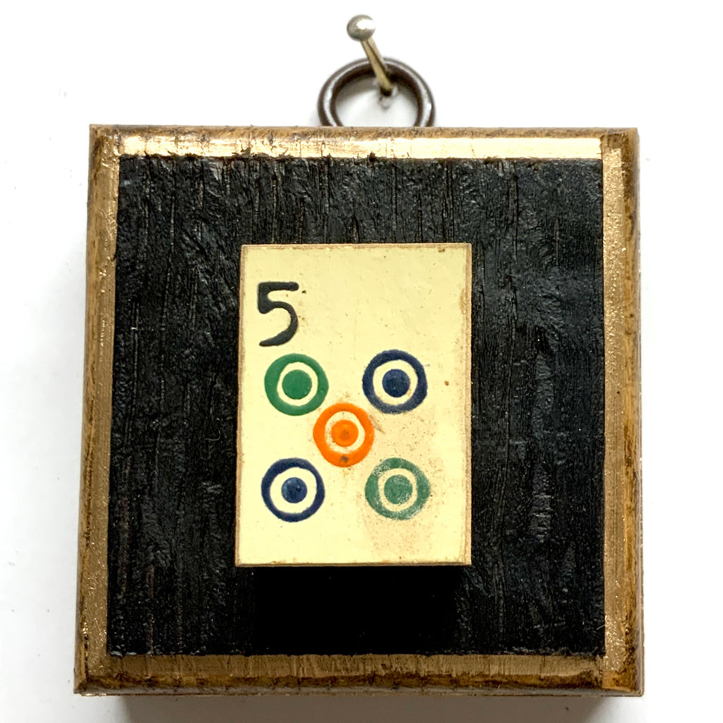 Bourbon Barrel Frame with Mahjong Tile (2.5" wide) – Museum Bees