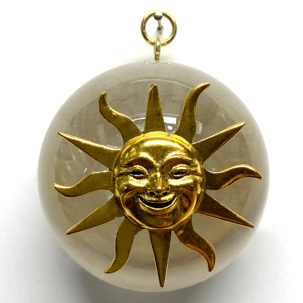 Acrylic Orb Frame with Sun / Slight Imperfections (3" wide) – Museum Bees