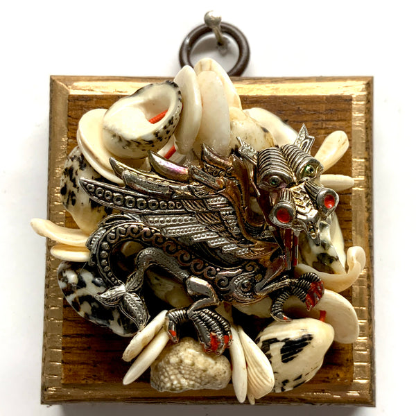 Wooden Frame with Dragon (2.5" wide) – Museum Bees