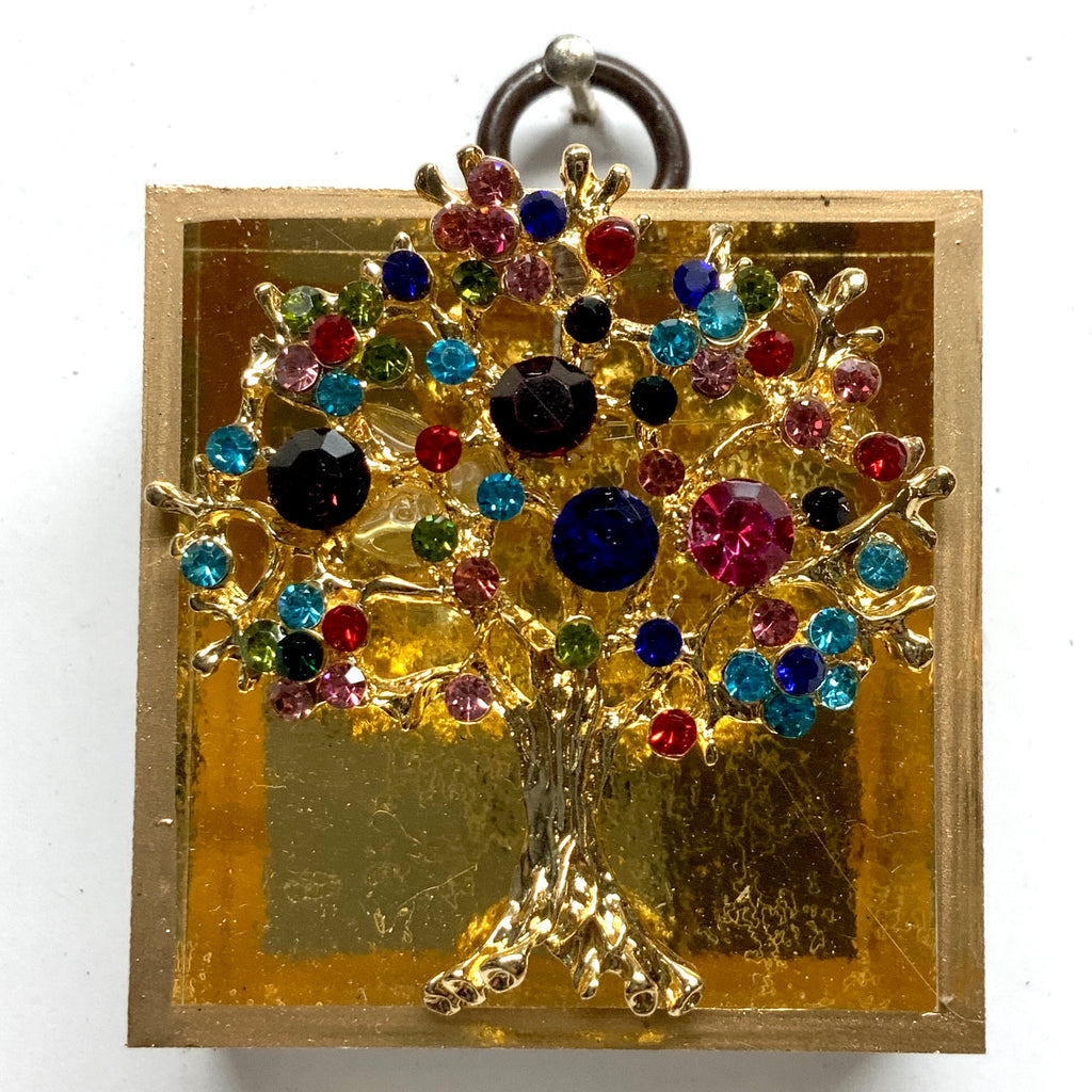 Acrylic Frame with Tree of Life on Mylar / Slight Imperfections (2" wi ...