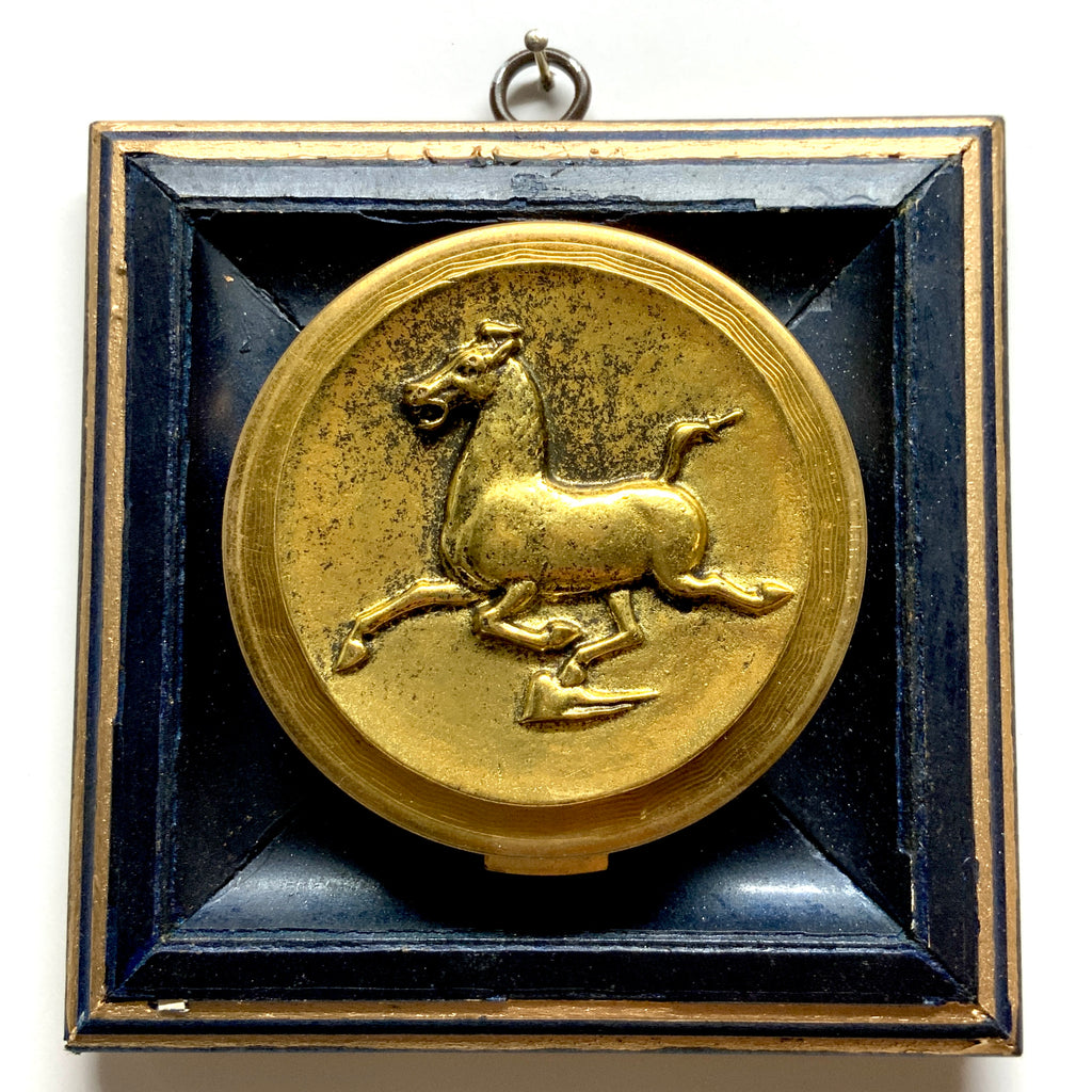 Painted Frame with Flying Horse of Gansu on Compact (5" wide) – Museum Bees